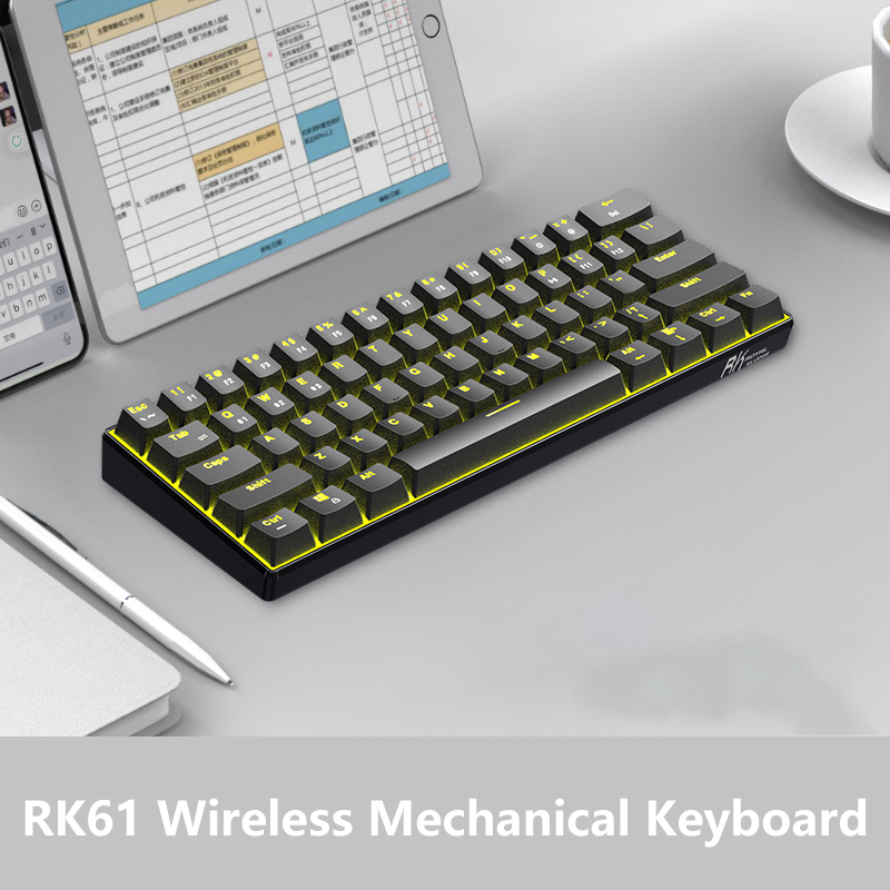 RK61 Wireless Mechanical Keyboard Swappable Keyboa... – Grandado