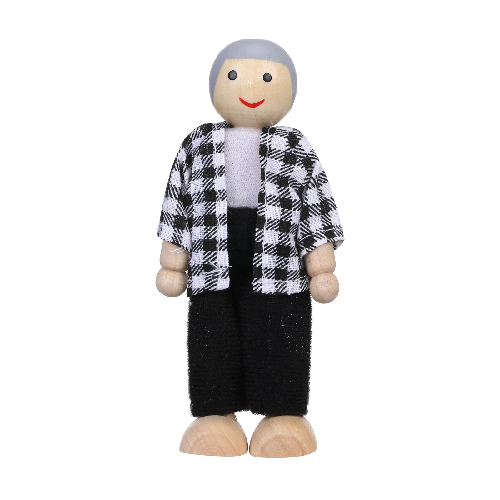 Kids Girls Lovely Happy Dolls Family Playset Woode... – Grandado
