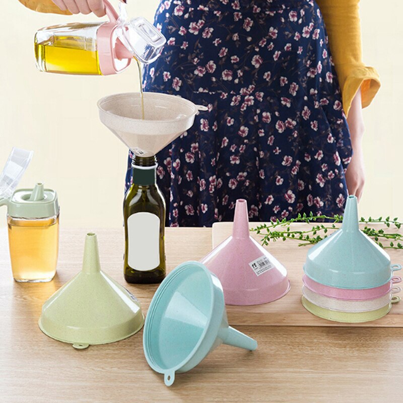 Embudo transparente de plástico tamaño S/L para fr... – Grandado