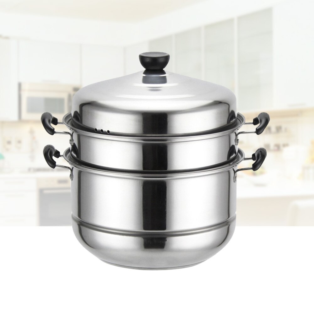 Stainless Steel Three-layer Thick Steamer Multifun... – Grandado