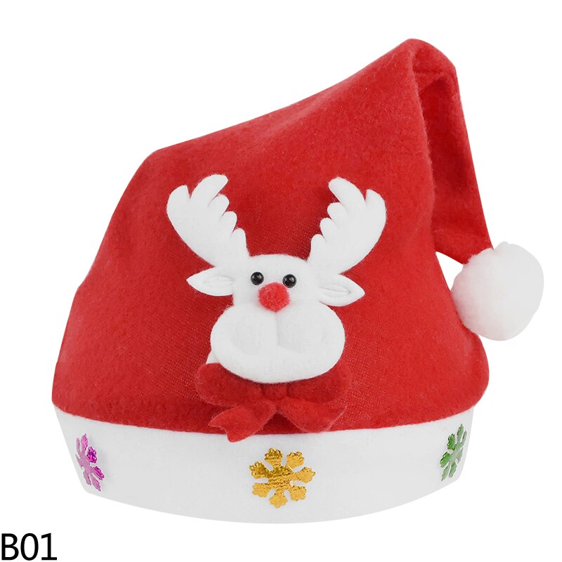 1Pc Style Christmas Hat Year Festival Adult Kid Sa... – Grandado