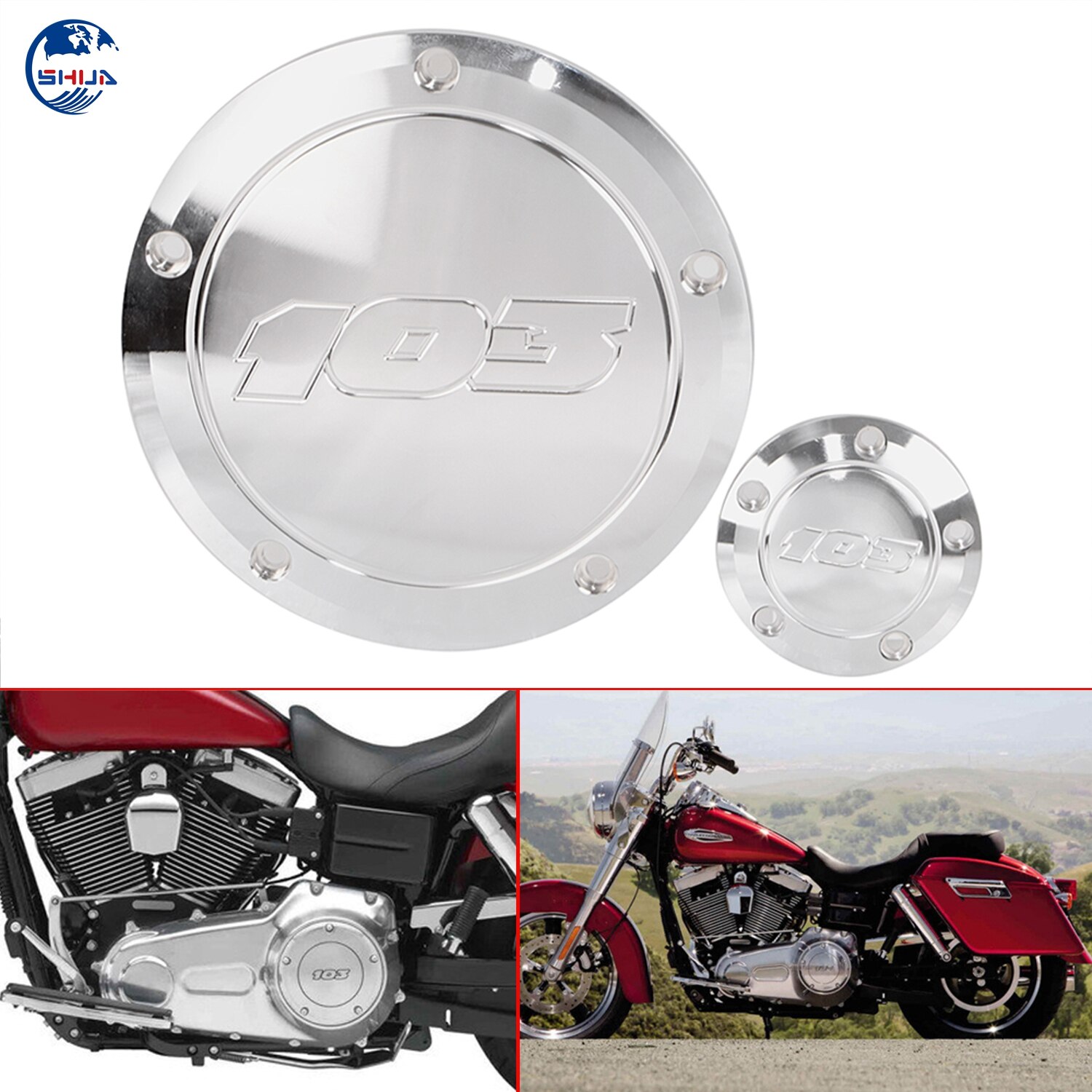 Chrome Motorcycle 103 Derby Timing Timer Cover For... – Vicedeal