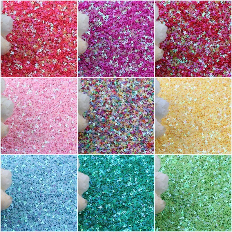 4mm AB Color Star Loose PVC Sequins Mini Spangles ... – Vicedeal