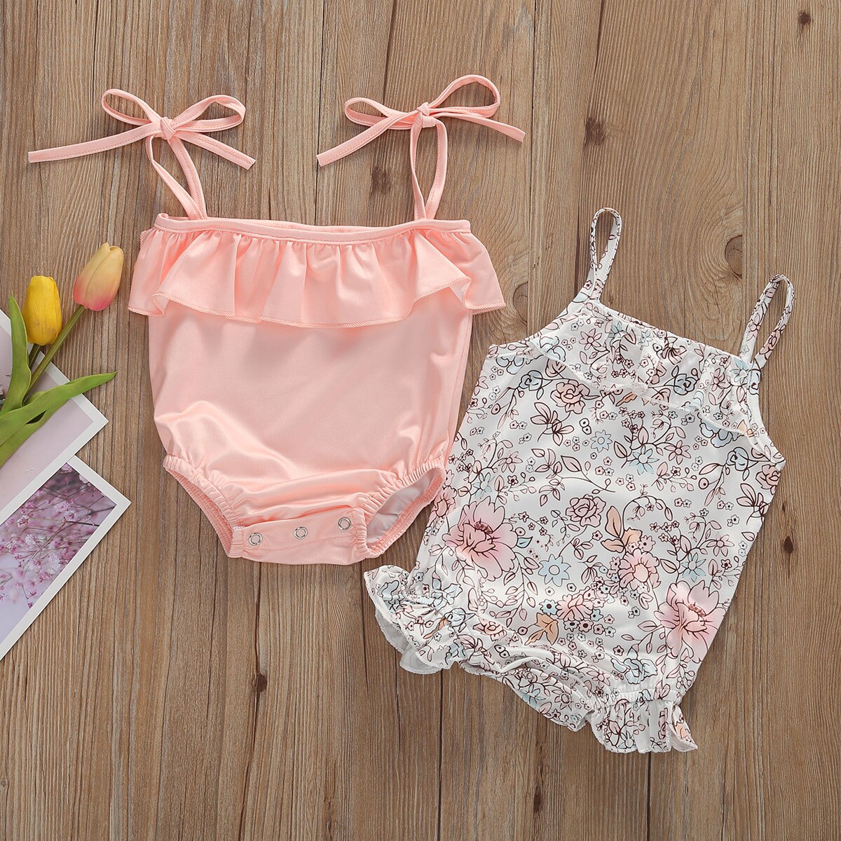 Pudcoco Newborn Baby Girl Clothes Summer Sling Ruf... – Vicedeal