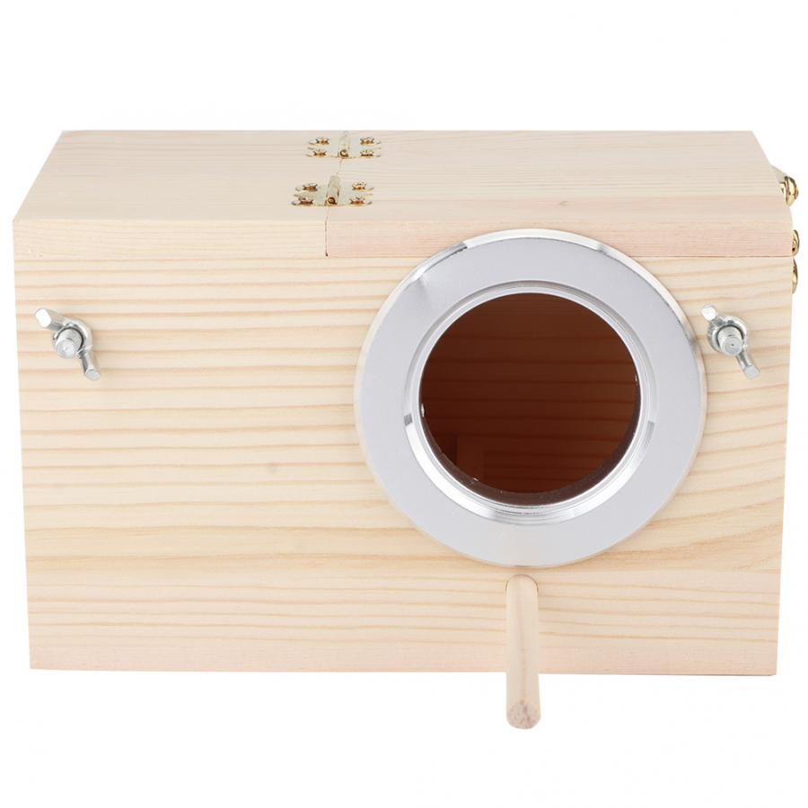 Bird House Bird Breeding Box 12x12x19.5cm Wood Bir... – Vicedeal