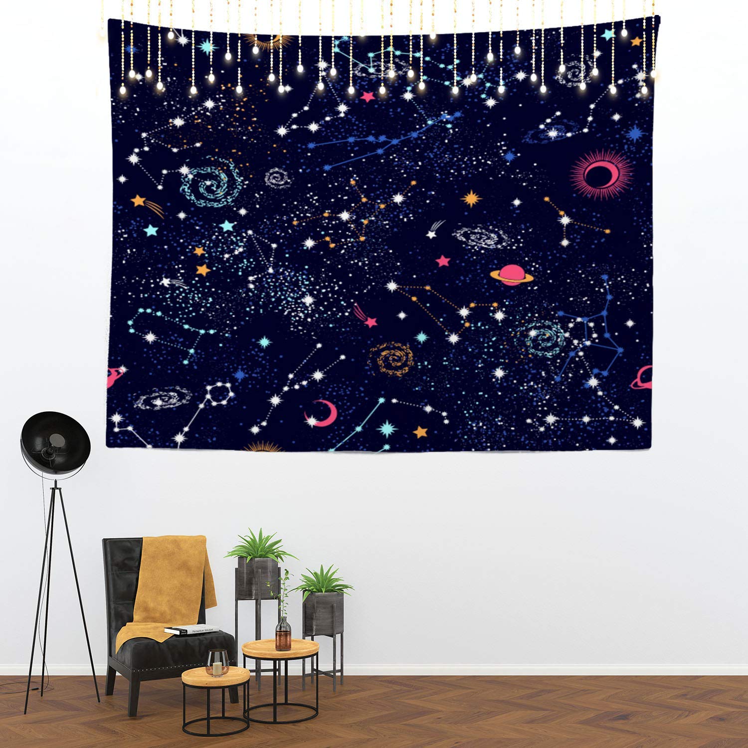 Ruimte Patroon Wetenschap Sterren In Galaxy Muur O... – Grandado