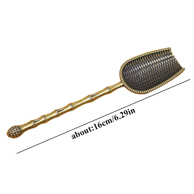 Retro Bronze Chinese Kongfu Tea Spoons Copper Tea ... – Grandado