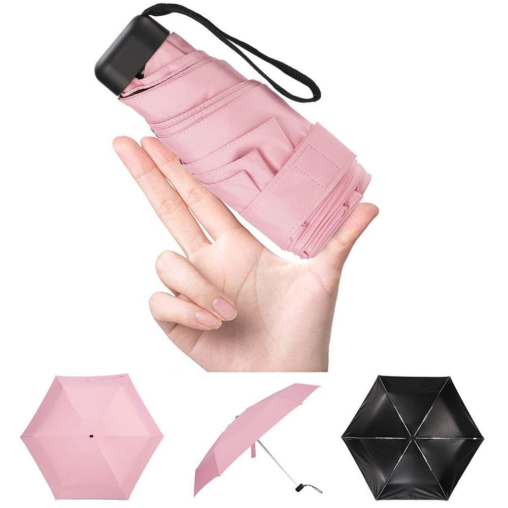 Draagbare Vijf-Fold Paraplu Mini Intrekbare Vouwen... – Vicedeal