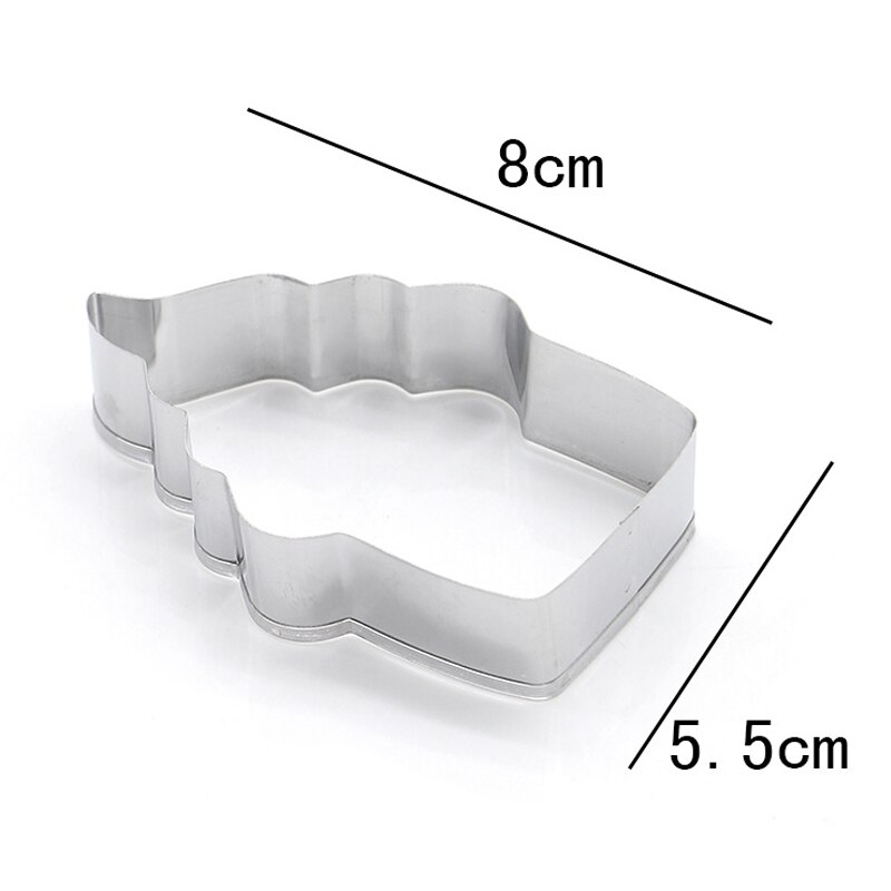 Nieuw 1 Pcs Cake Cookie Mould Mold Cutter Rvs Fakk... – Grandado