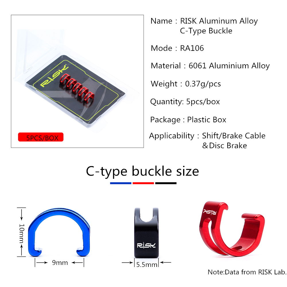 Risico Fiets Aluminium C-Type Gesp U-vormige Snap ... – Grandado