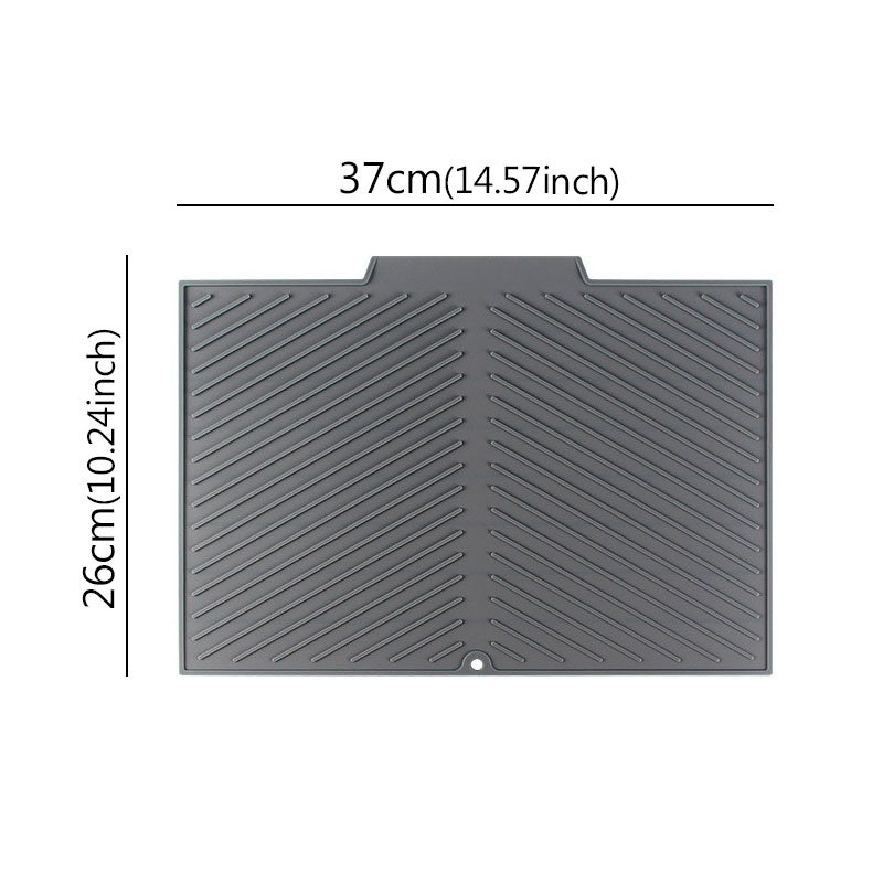 S/M/LSilicone Draining Board Mat Drying Pad Foldin... – Grandado