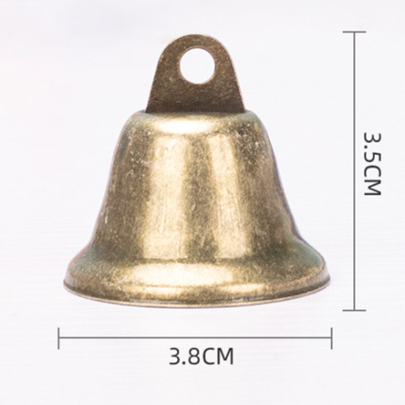 5 Pcs Bells Brass Christmas Decoration 38mm Jingle... – Grandado