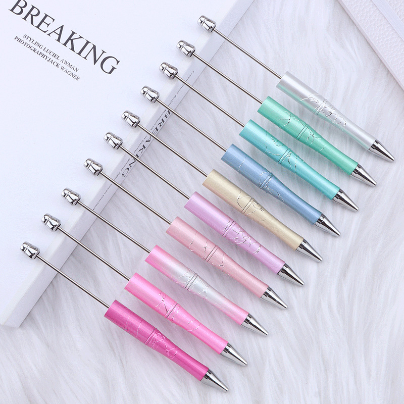 20Pcs DIY Bead Ballpoint Pens Retractable Beaded B... – Grandado