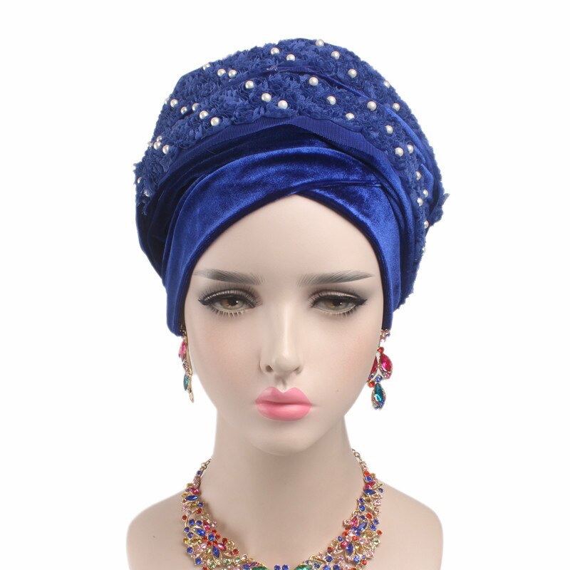 Women Velvet Turban Muslim Women Inner Hijabs Hats... – Grandado
