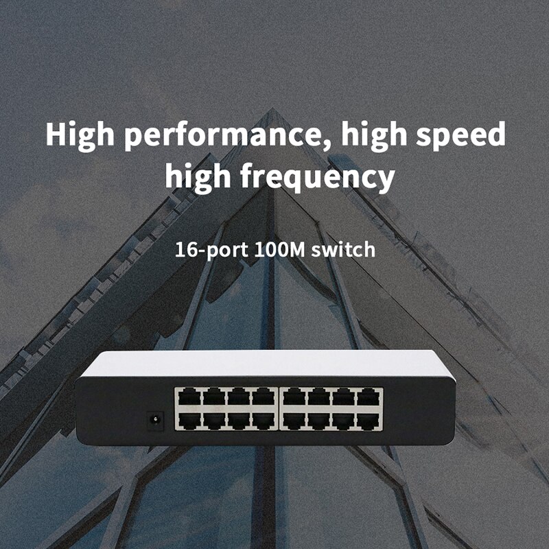 Commutateur Ethernet de bureau GLVISION GLS16 16 P... – Grandado