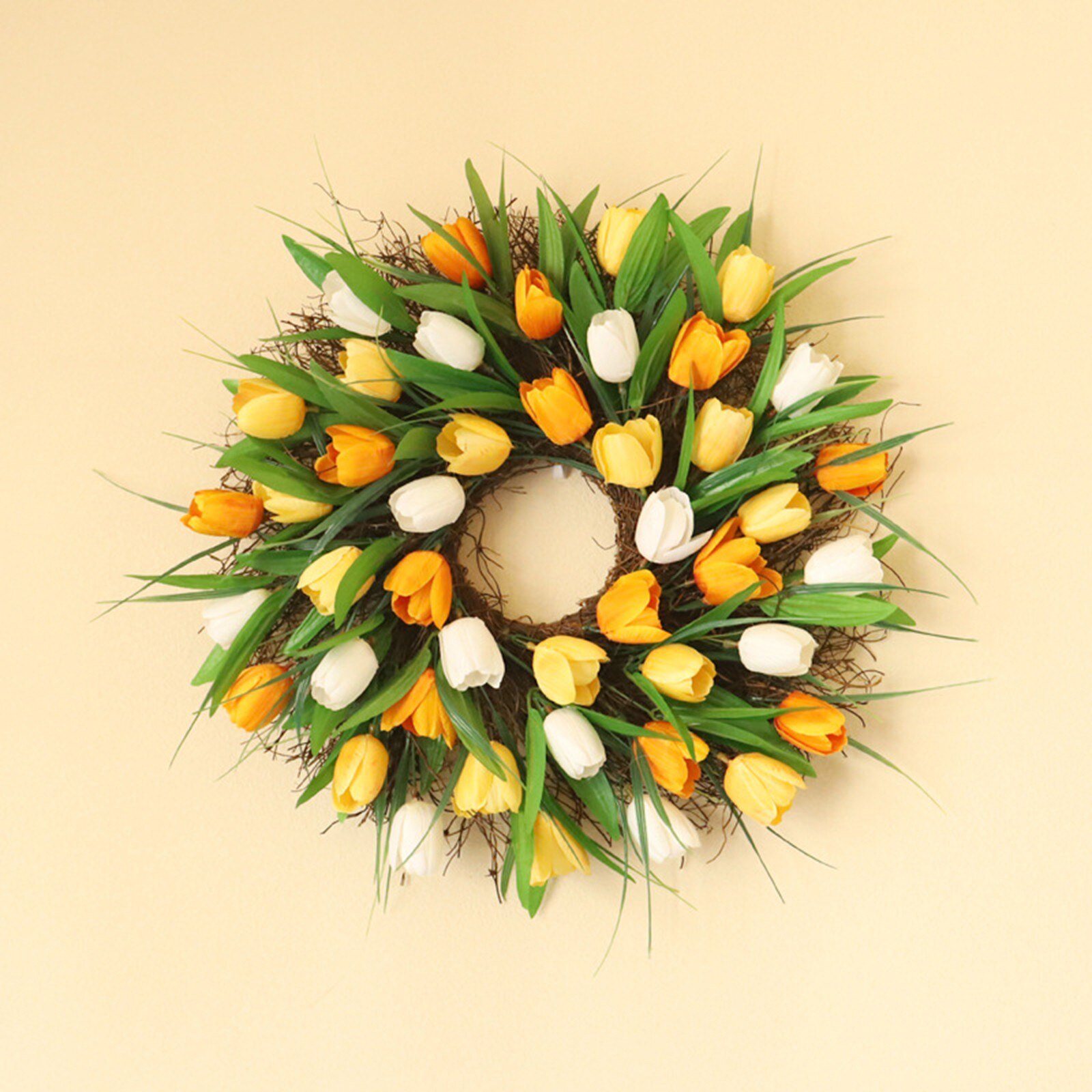 Tulp Krans Deur Krans Kunstmatige Bloem Tulp Bloem... – Grandado