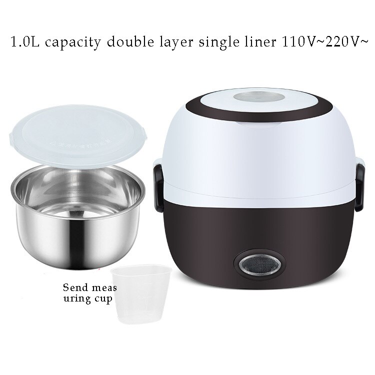 Mini Electric Rice Cooker Stainless Steel 2/3 Laye... – Vicedeal