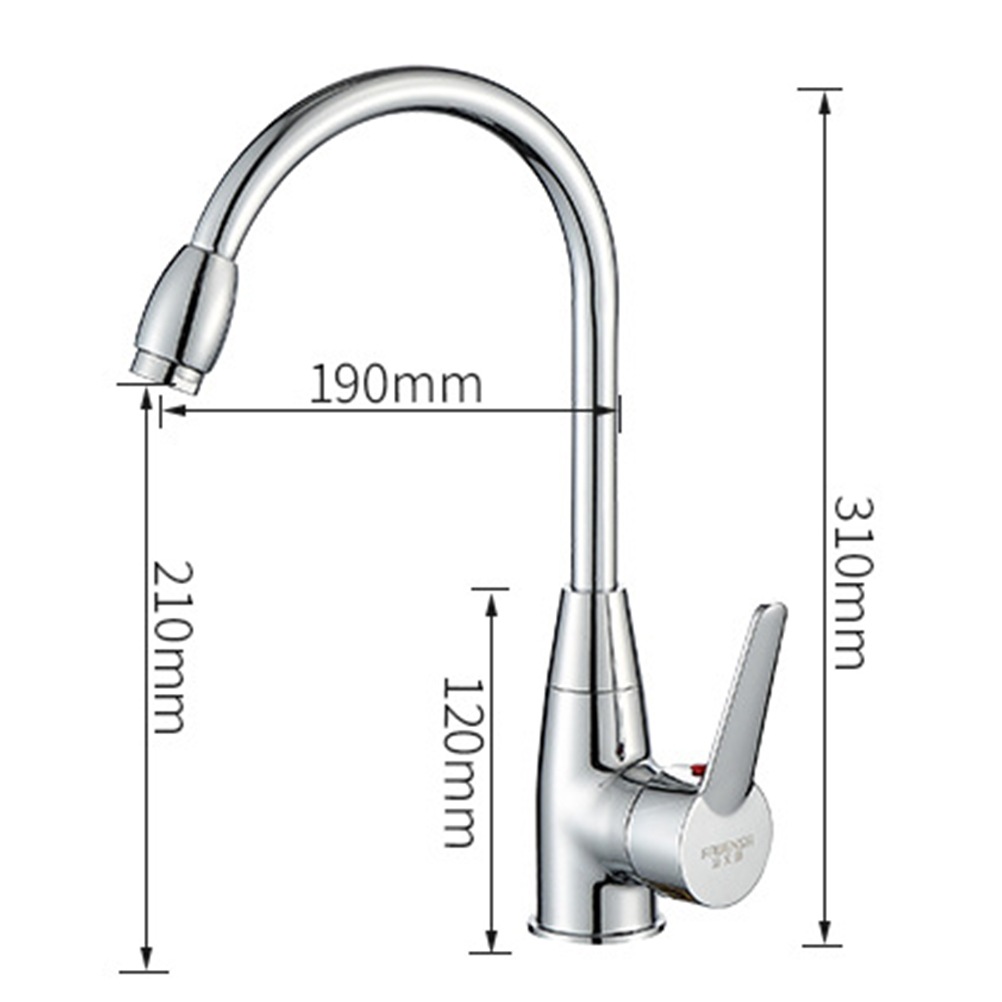 Rotatable and Cold Water Kitchen Sink Mixer Sink K... – Grandado