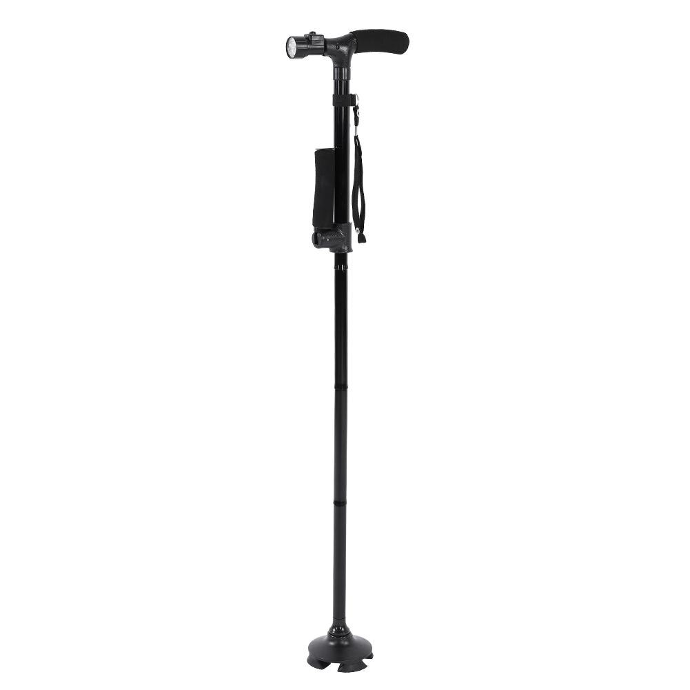 Adjustable Foldable LED Light Safety Walking Stick... – Vicedeal