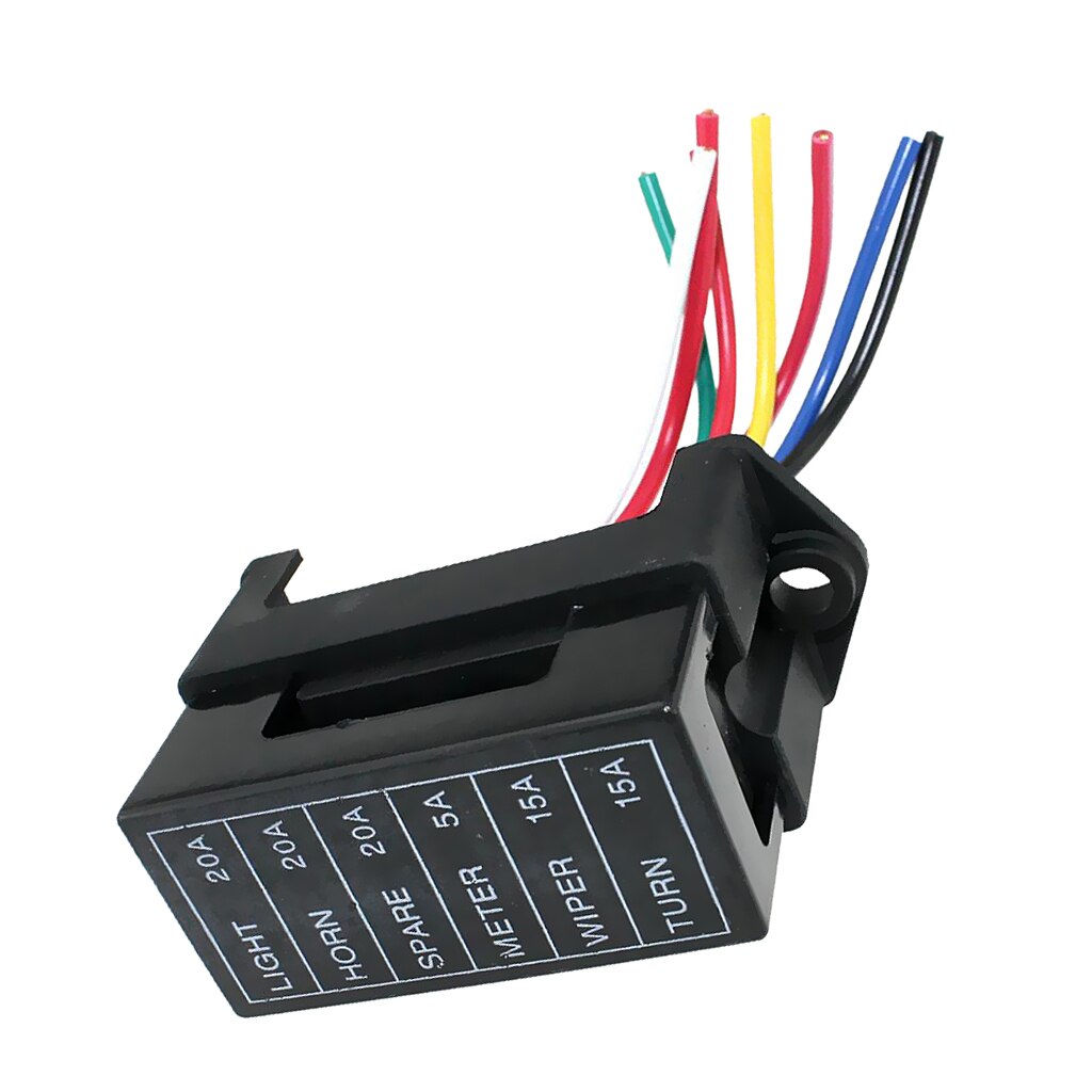 12V / 24V Fuse Box Fuse Holder ATC Fuse Box, 6 Way... – Vicedeal