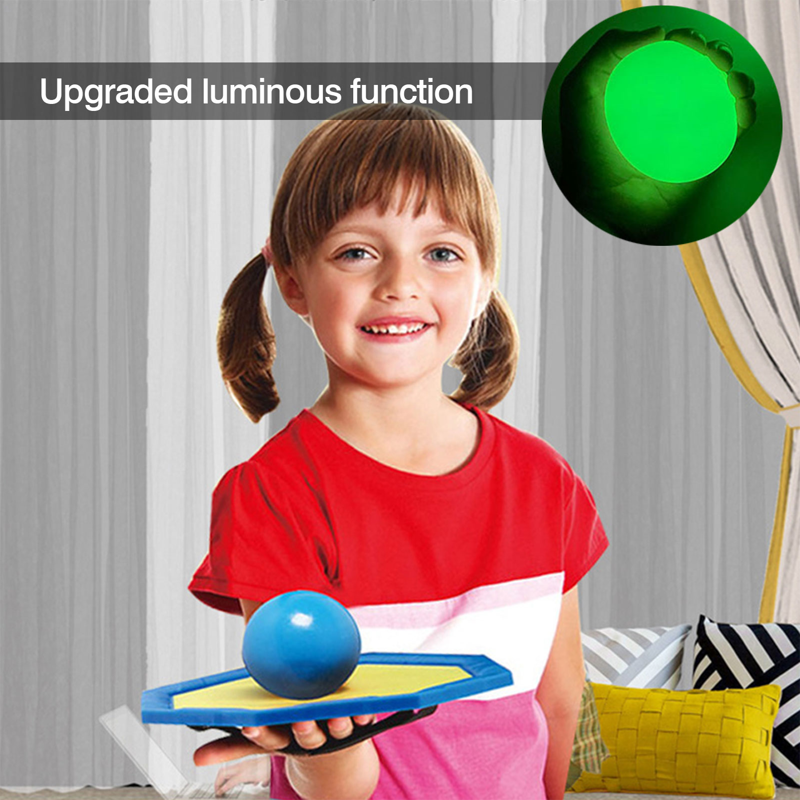 4.5cm Stick Wall Ball Squash Sticky Target Ball De... – Grandado