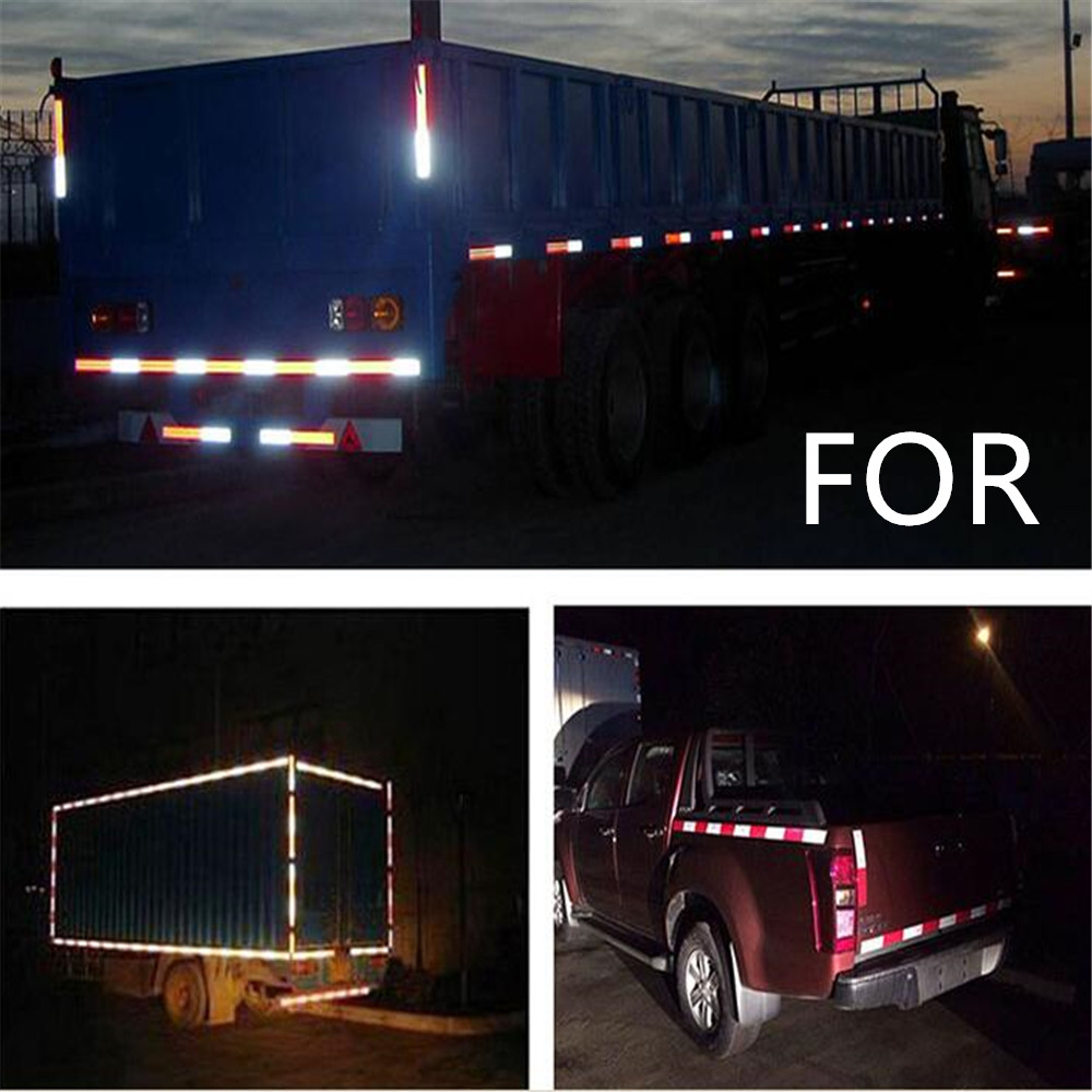 30 Meters Reflective Tape Red and White Reflective... – Vicedeal