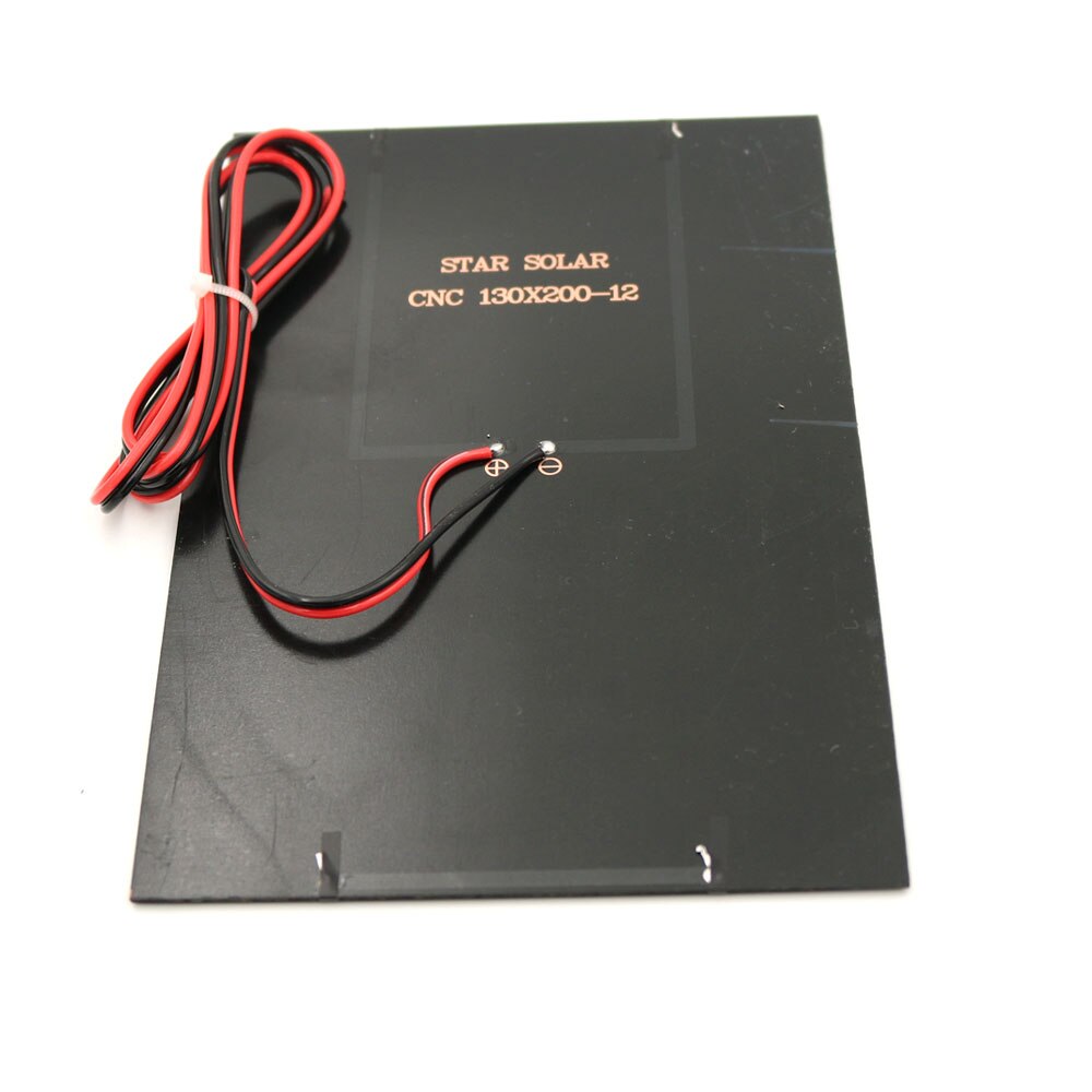 12v 4.2w solcellepanel med 100cm forlengende ledni... – Vicedeal
