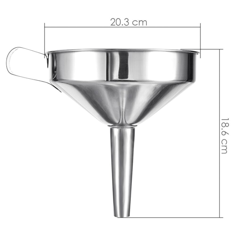 24/20cm 304 edelstahl trichter trichter saft marme... – Vicedeal