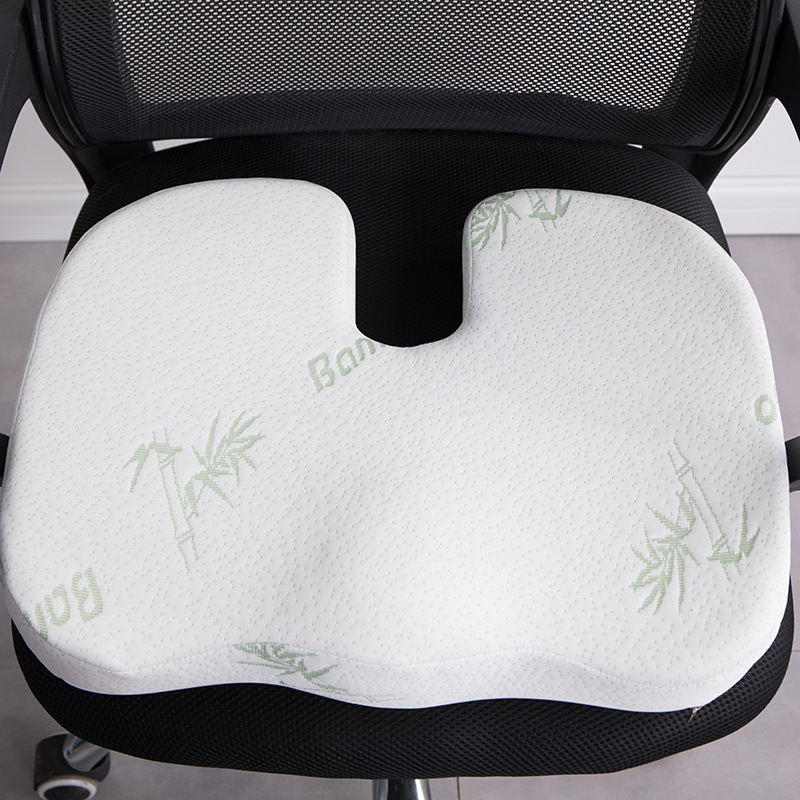 2 In 1 Bamboo Fiber Memory Foam Seat Cushion Back ... – Grandado