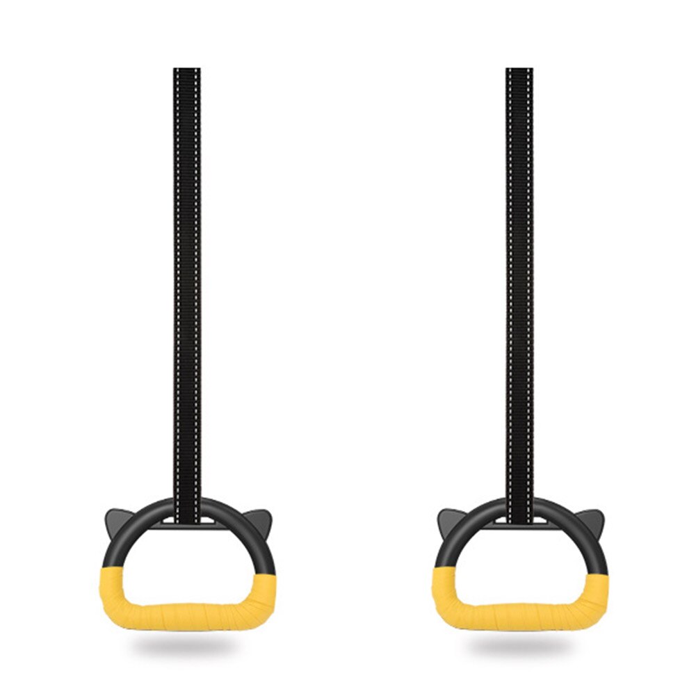 Kids Gymnastic Rings Plastic with Adjustable Strap... – Grandado