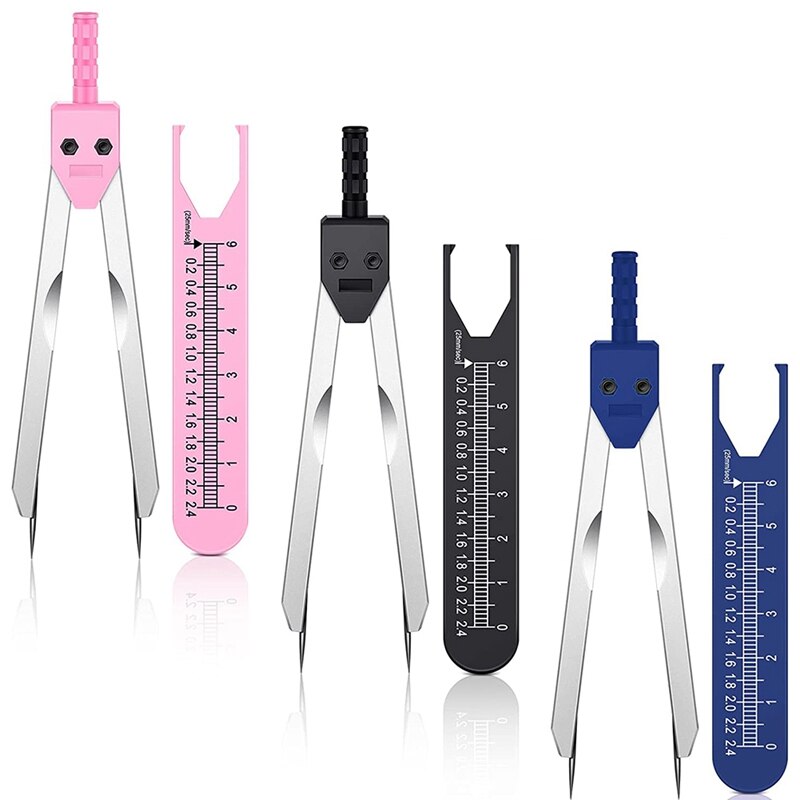 Adjustable EKG Caliper 3 Pieces ECG Calipers Elect... – Grandado