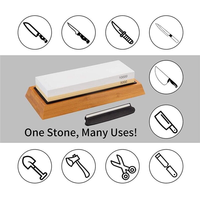 Whetstone Set,5000/10000 Grit Double-Sided Knife S... – Vicedeal