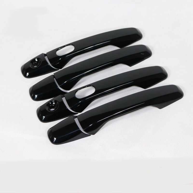 Zwarte Abs Chrome Auto Deurgreep Covers Trim Auto ... – Grandado