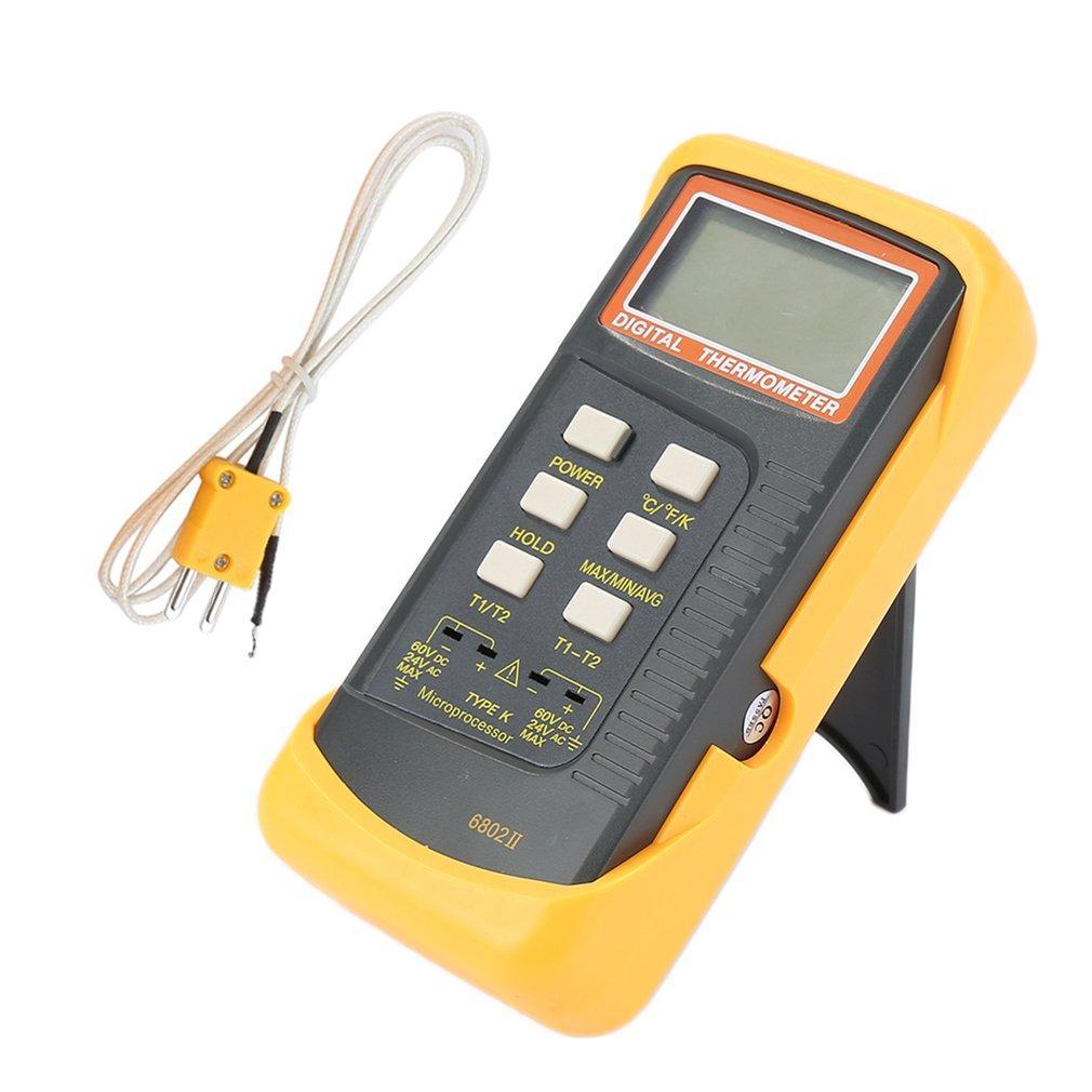 6802 II Dual Channel Digital Thermometer 2 K-Type ... – Grandado