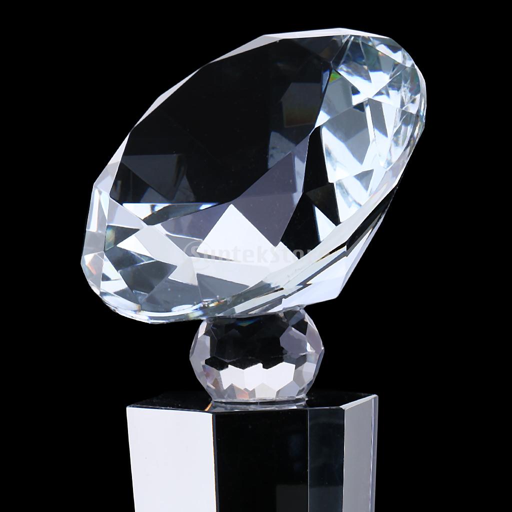 Crystal Quartz 29cm Diamond Tops Trophy Award for ... – Vicedeal