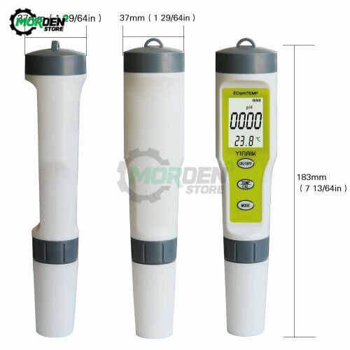 Ph Tds Ec Temp Temperature Meter Digital Water Mon Grandado