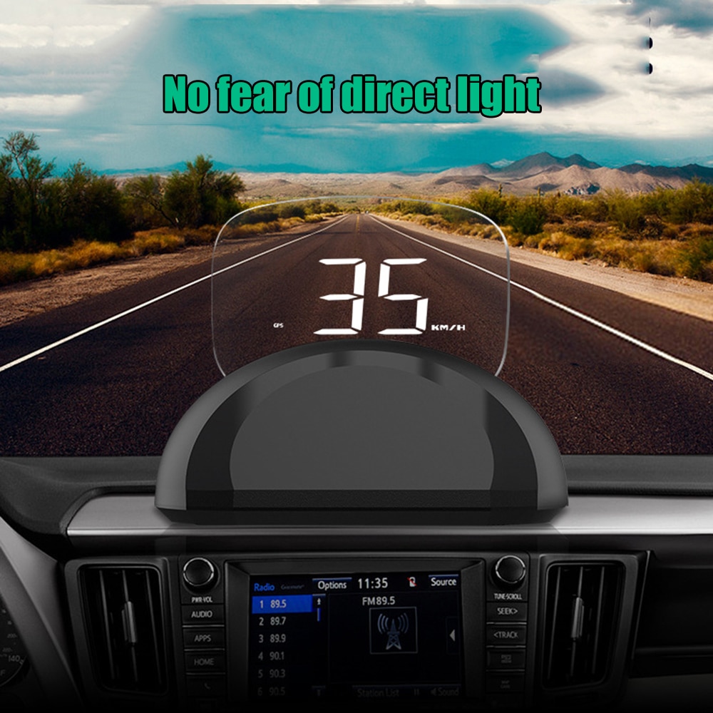 HUD Car OBD2 Head Up Display Speed RPM Water Tempe... – Grandado