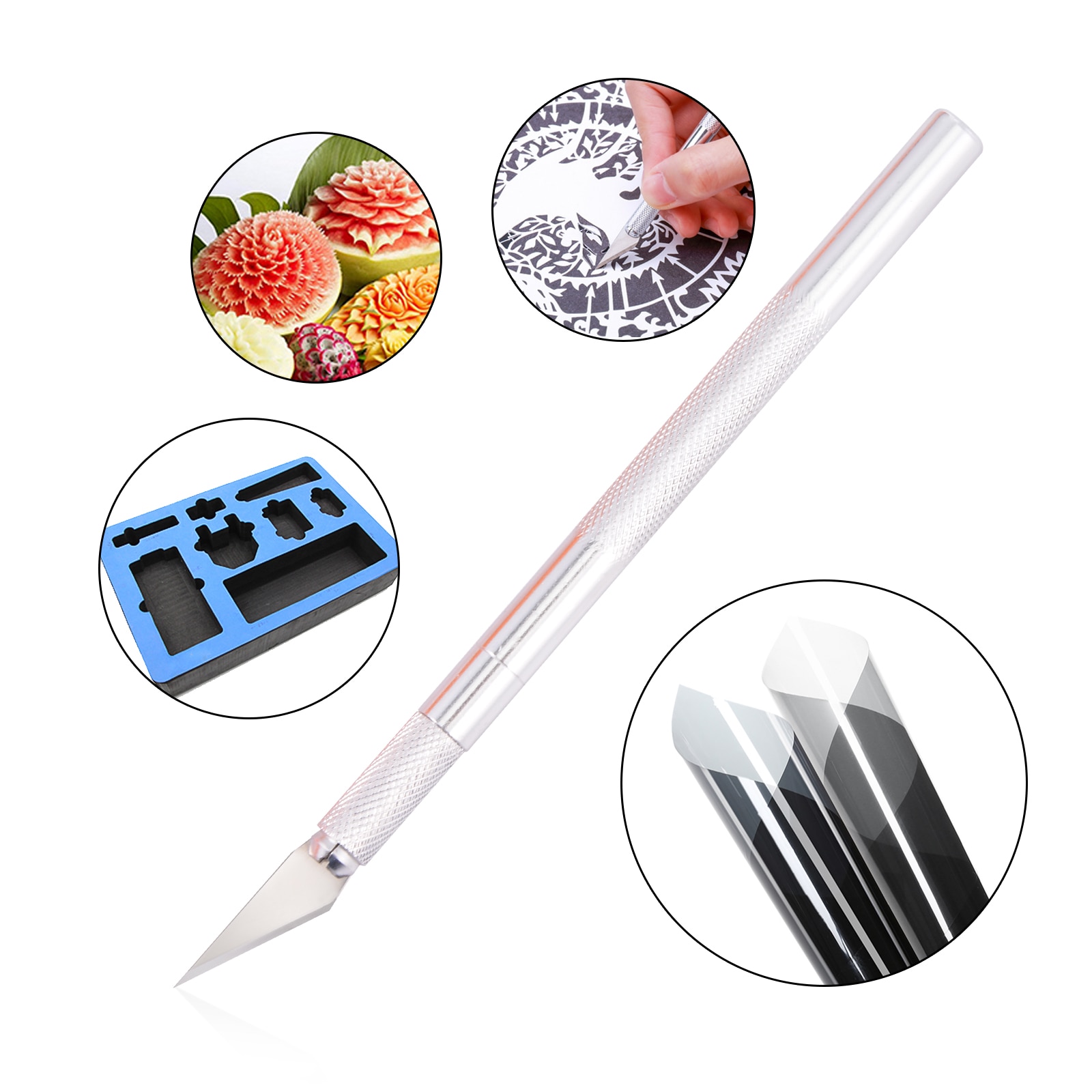 Ehdis car wrap vinyl film folie værktøjssæt kant f... – Vicedeal