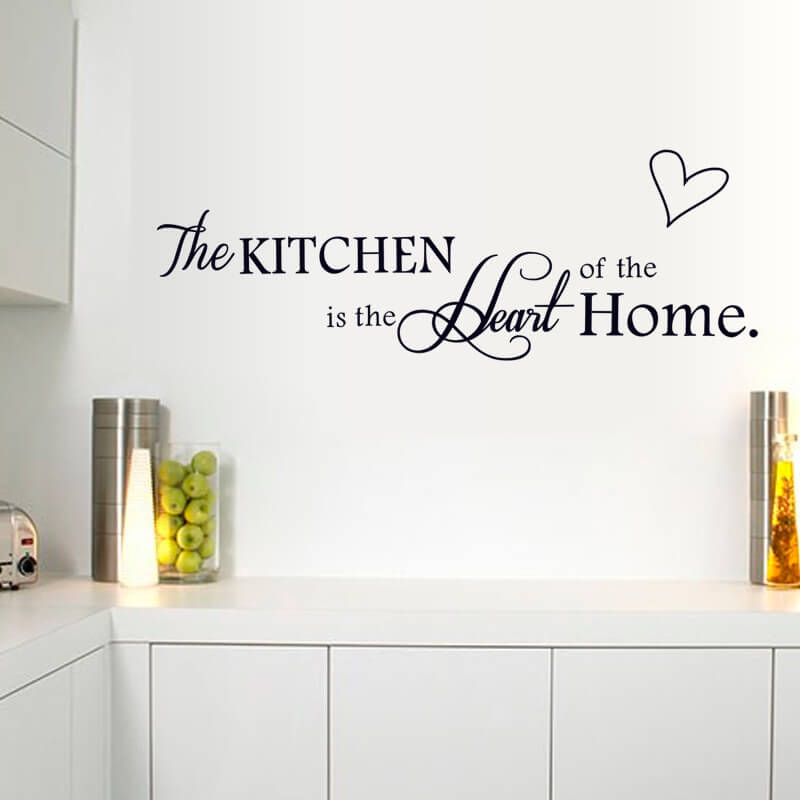 Kitchen Letter Removable Vinyl Wall Stickers Mural... – Grandado