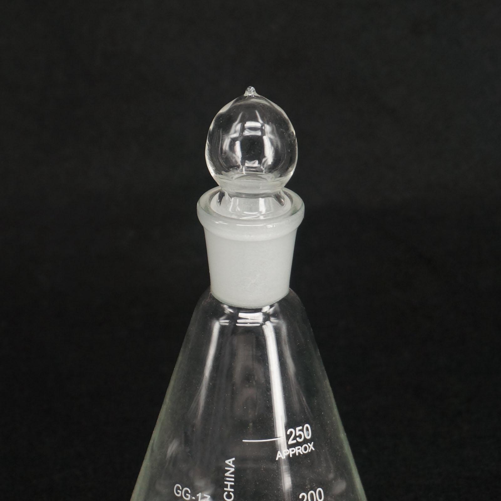 250ml Labor Borosilikatglas Erlenmeyerkolben Konischen Glaskolben mit ...