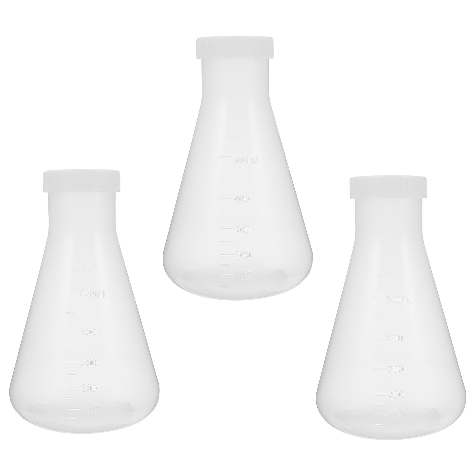 3pcs Plastic Erlenmeyer Flask Transparent Science ... – Grandado