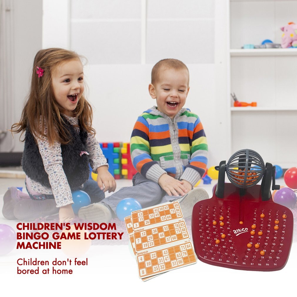 Kids Puzzle Bingo Game Console Simulative Lottery ... – Vicedeal