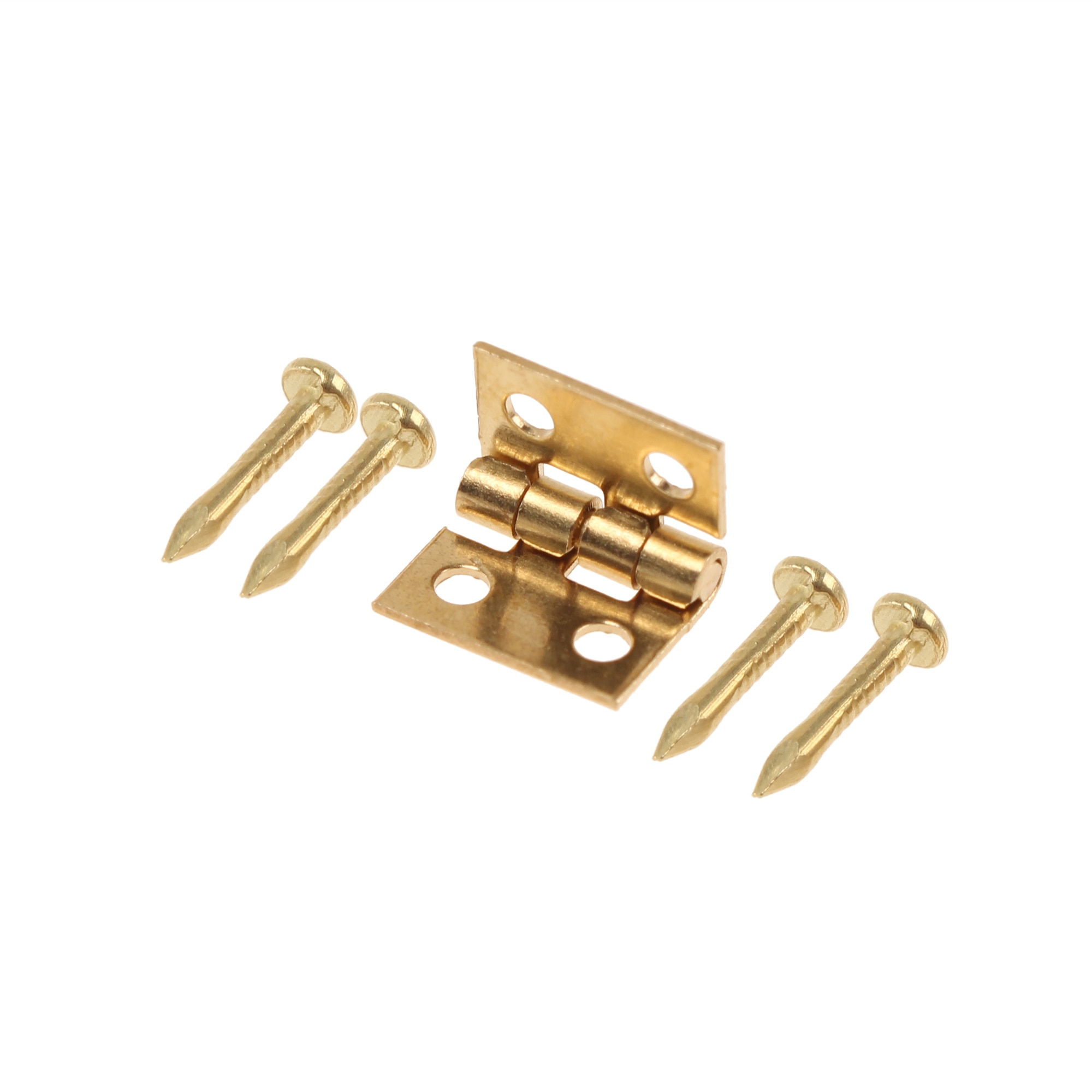 20pcs Tiny golden Mini Small Metal Hinge For 1/12 ... – Grandado