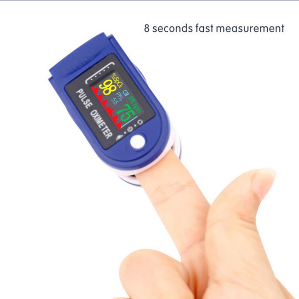 Fingertip Pulse Oximeter PR Oxygen Saturation Memt... – Vicedeal