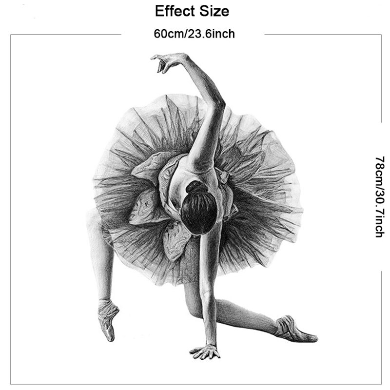 Ballet Girl Wall Stickers vsco Girl Room Decor Aes... – Vicedeal