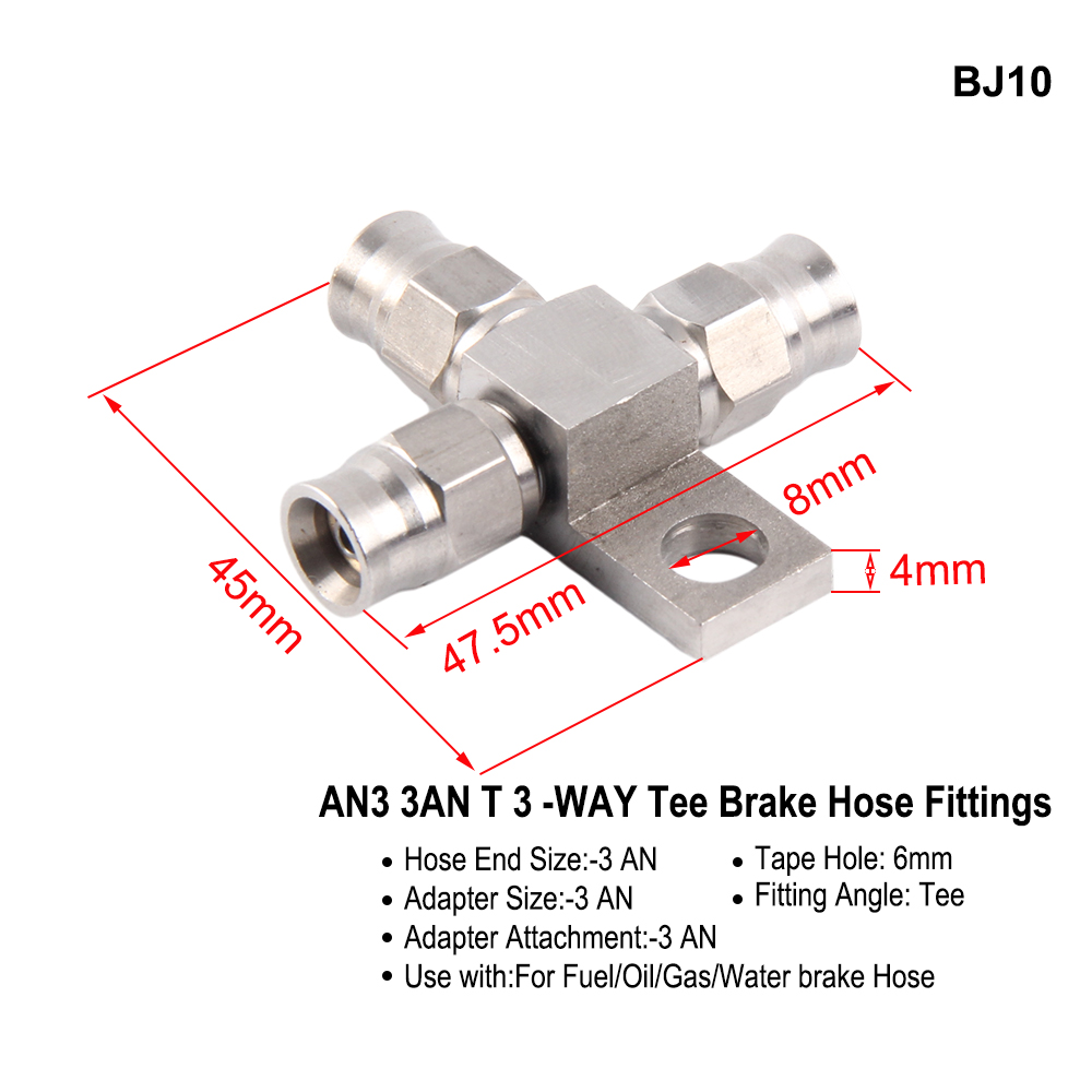 AN3 Motorcycle Motor Bike Hydraulic Brake Oil Hose... – Grandado