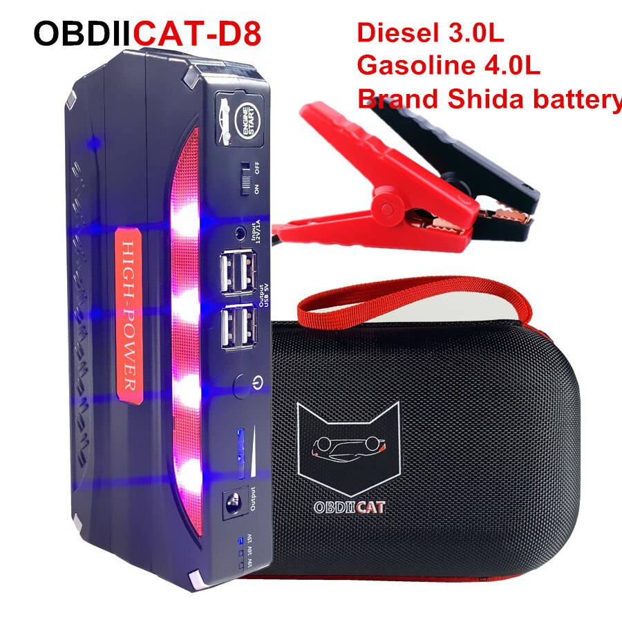 OBDIICAT-D16 Car booster Jump Starter 1000A Starti... – Grandado