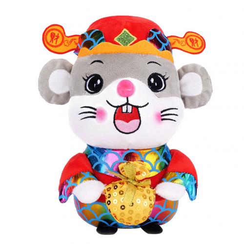 Jaar van de Rat Mascotte Knuffel Lente Festival Fo... – Grandado