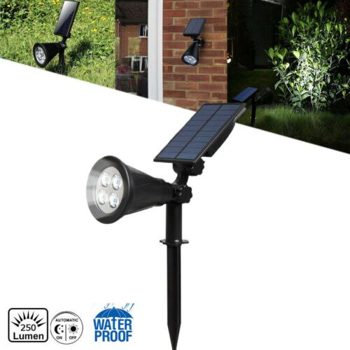 Vorlitec solcelledrevet 4/7 led lampe justerbar so... – Grandado