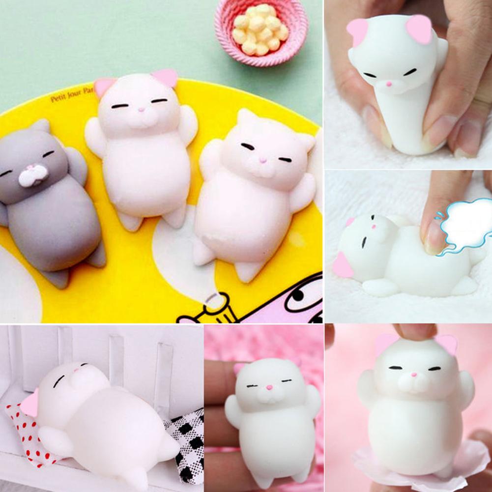 Soft Cat Style Healing Squeeze Stress Reliever Kid... – Grandado